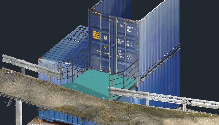 Passerelle d'accès conteneur | SJC3D